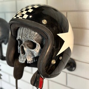 American Flag Helmet Skull, Helmet Rack, Helmet Hanger, Helmet Holder ...