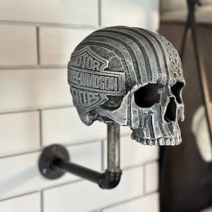 American Flag Helmet Skull, Helmet Rack, Helmet Hanger, Helmet Holder ...