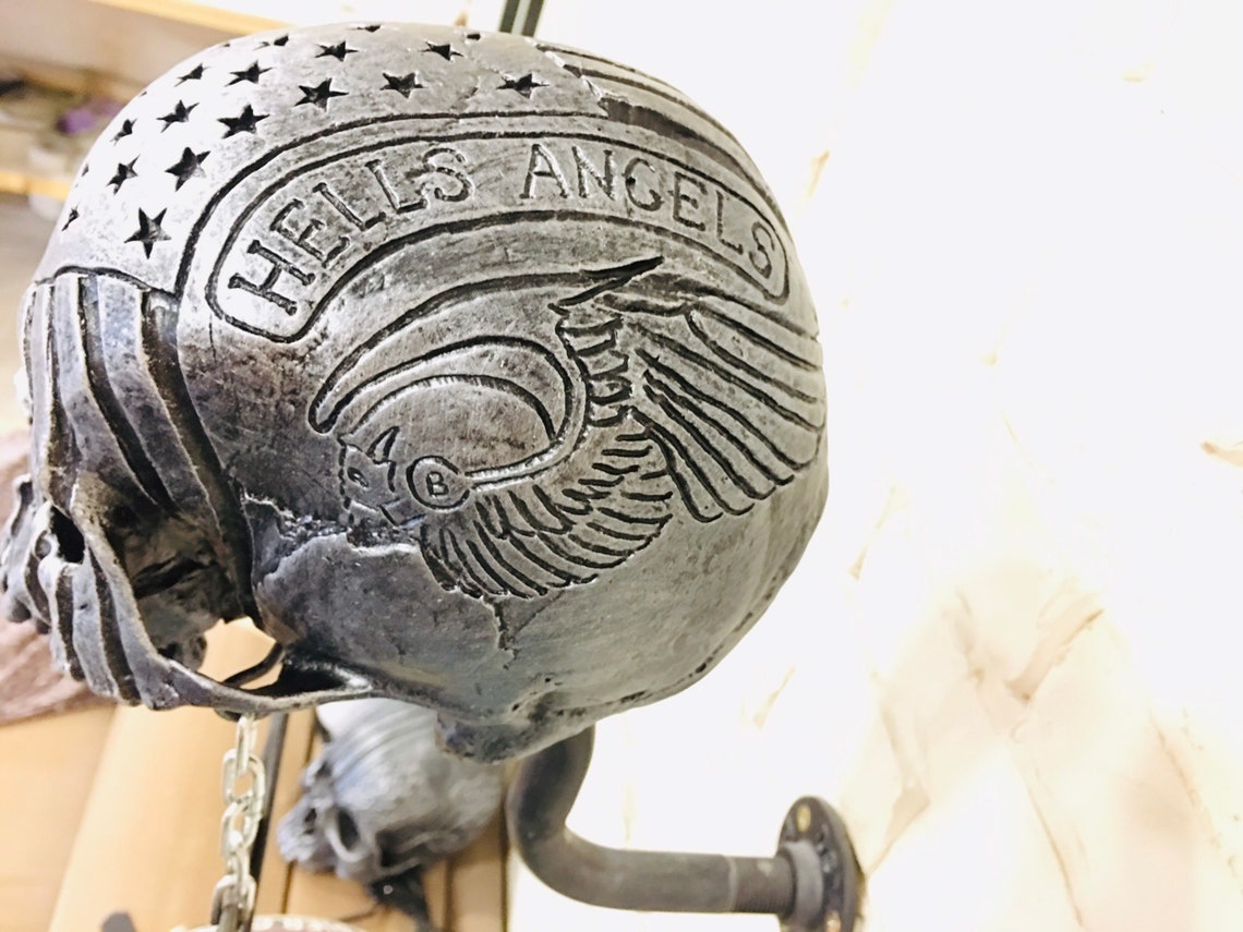 American Flag Helmet Skull Helmet Rack Helmet Hanger Helmet - Etsy