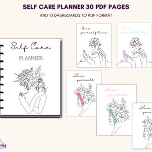 Self Care Planner, Self Care Journal, Gratitude Journal,self Care ...