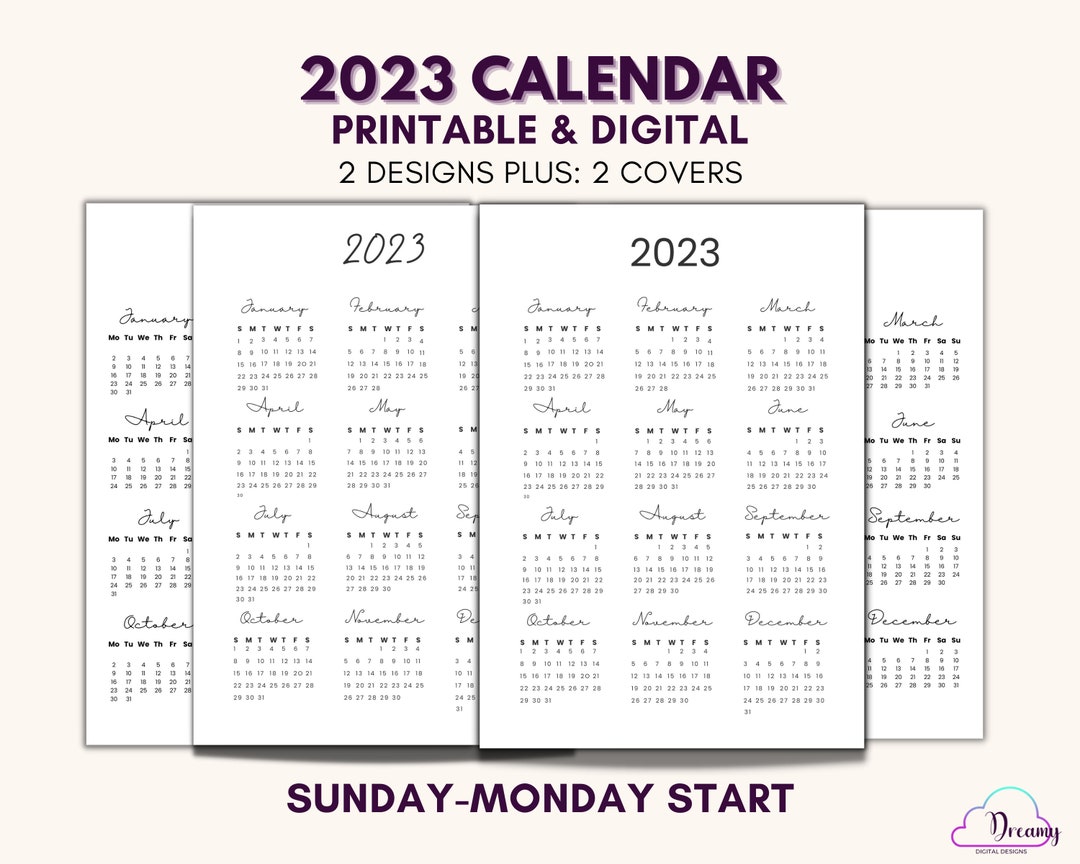 2023 Planner 2023 Calendar 2023 Calendar Printable 2023 Printable ...