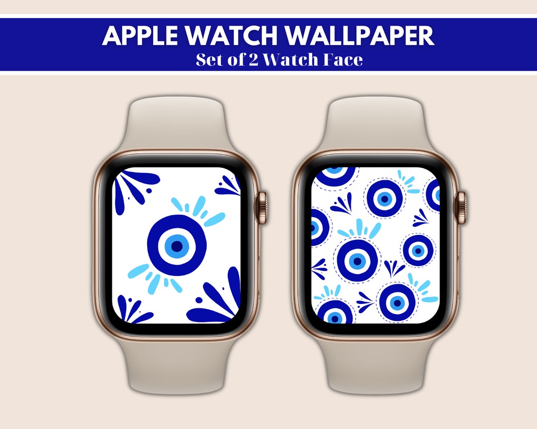 Apple Watch Face, Evil Eye Set of 2 Wallpapers, Evil Eye PNG, Iwatch ...