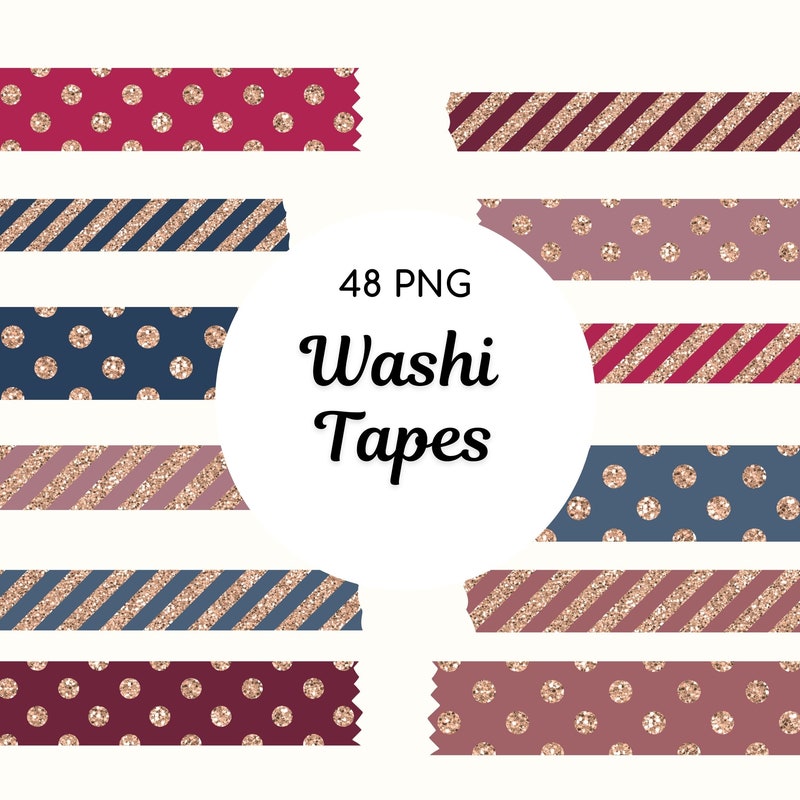 Glitter Washi Tape - Etsy