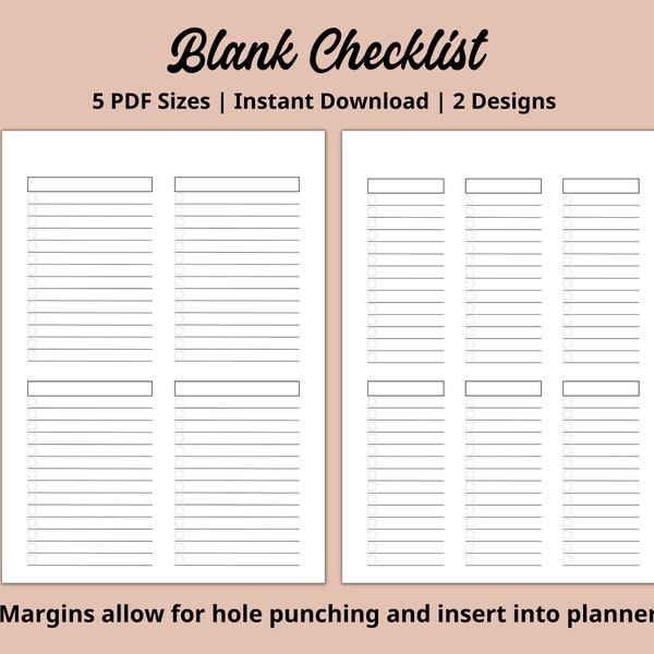 Planner Refill - Etsy