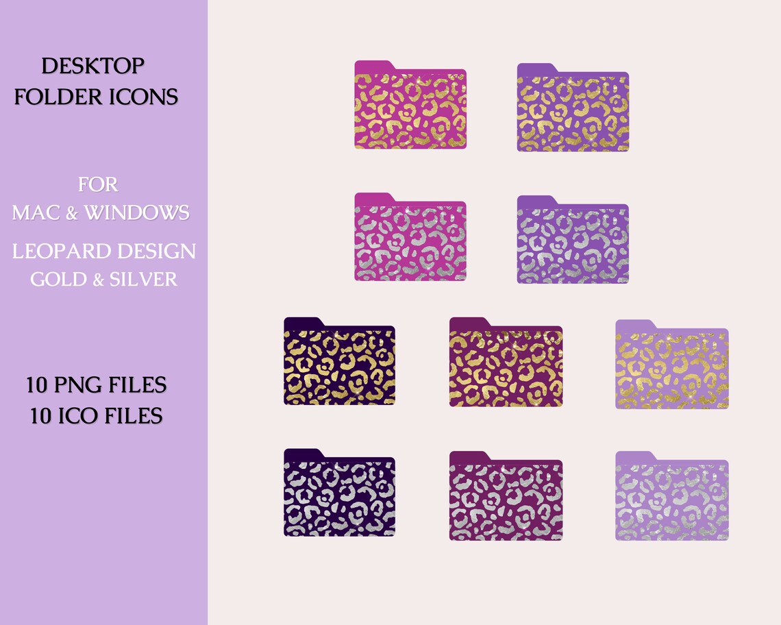 Leopard Desktop Folders Icons,desktop Folder Icons,desktop Icons,folder ...