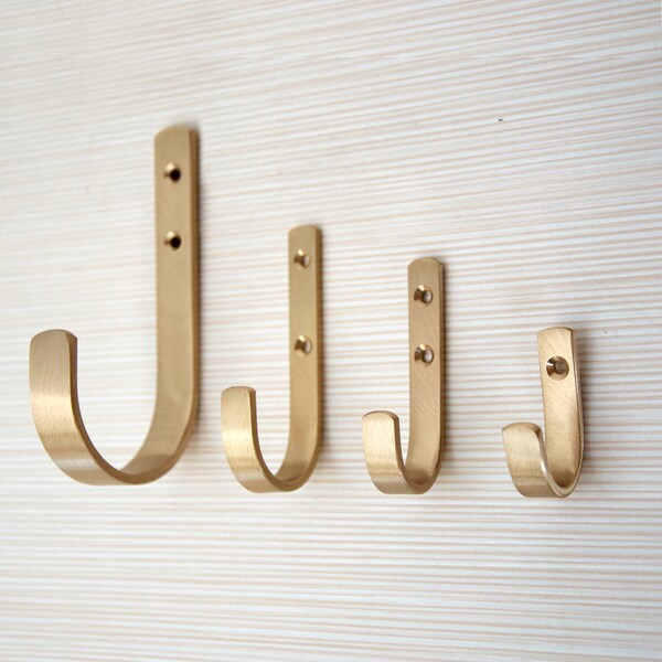 Brass Wall Hooks - Etsy