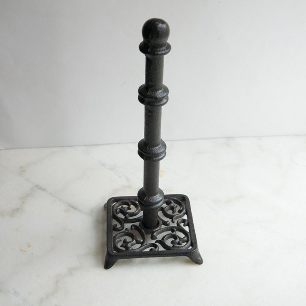 Cast Iron Vintage Paper Towel Holder - Etsy