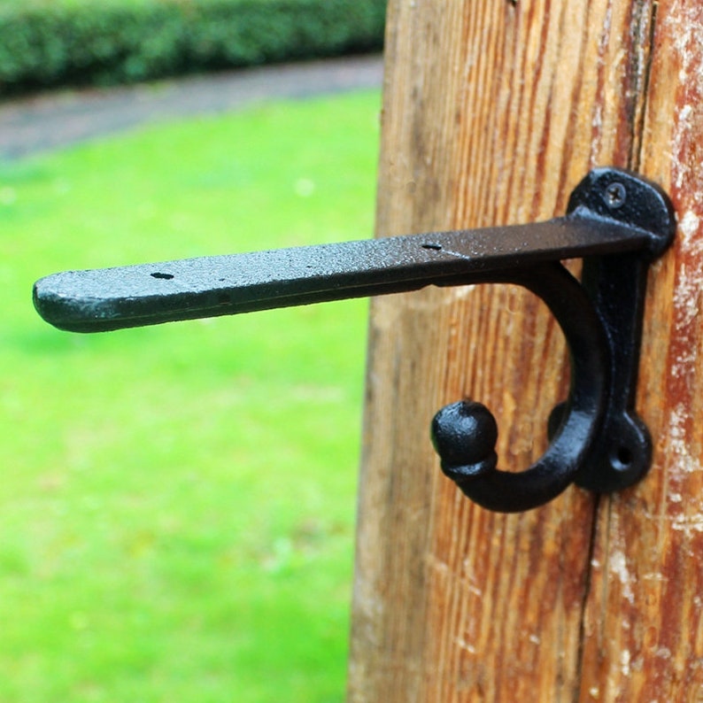 Cast Iron Hook Shelf Bracket - Etsy