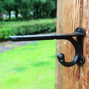 Cast Iron Hook Shelf Bracket - Etsy