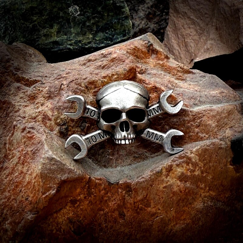 Skull With Wrench Jewelry - Etsy