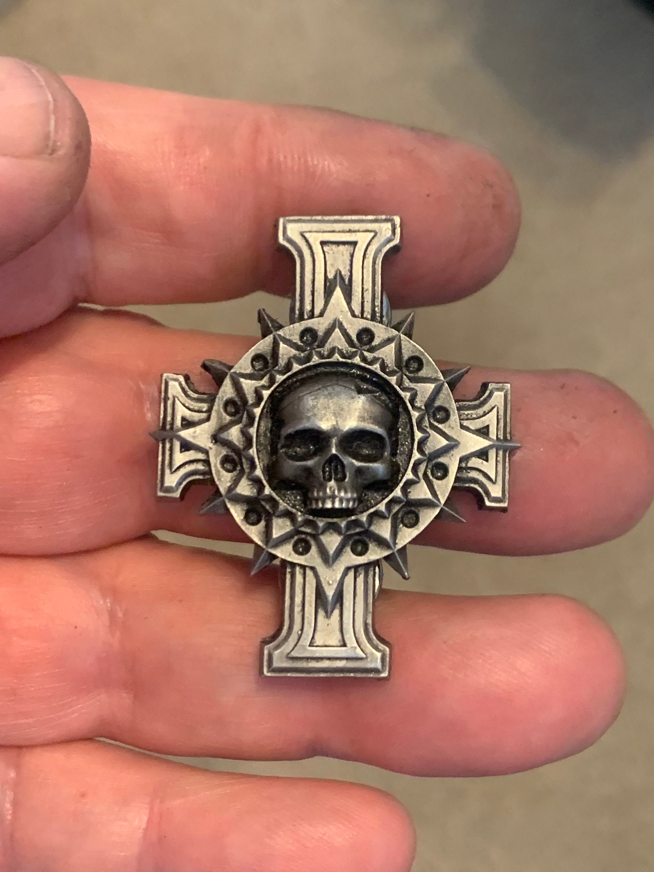 Inquisition Rosette Cross Badge - Etsy