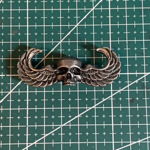 Winged Skull Airborne Death's Head Skull Wings Paratrooper Us Army ...