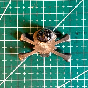 Skull and Crossbones Pin/badge - Etsy