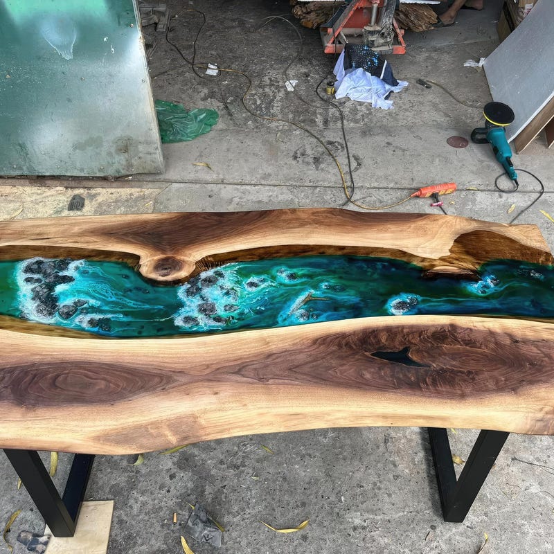 Epoxy River Table - Etsy