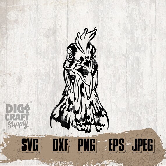 Chicken Digital Downloads Chicken Svg Rooster Svg Chicken | Etsy