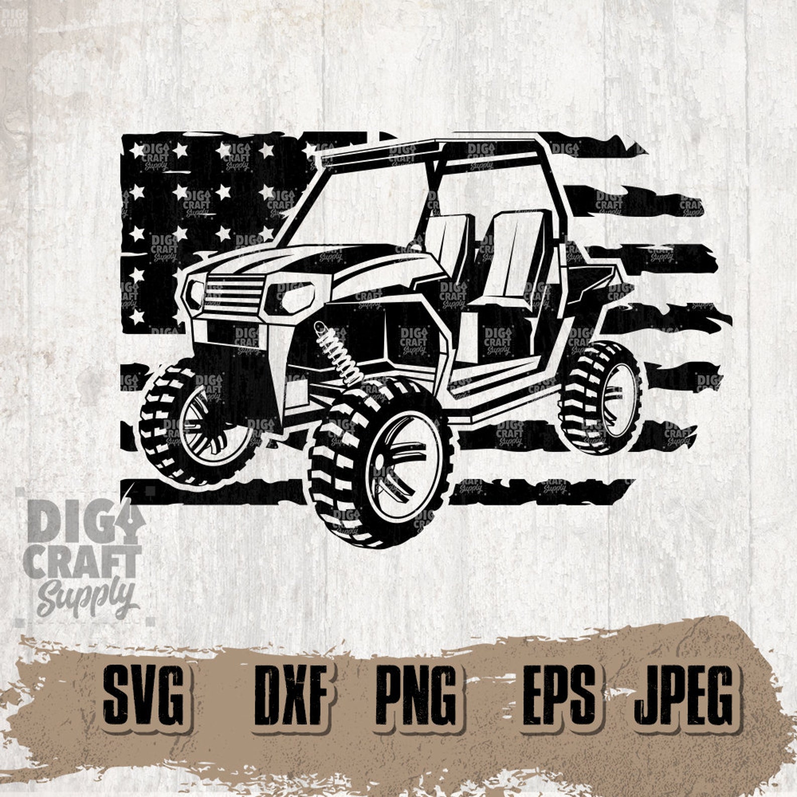 US Rzr Atv Svg 2, Atv Svg, Rzr Svg, Atv Clipart, Atv Cutting File, Atv ...