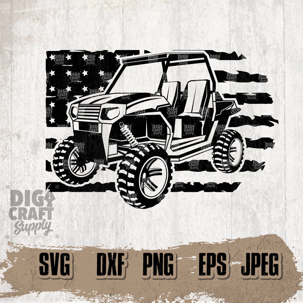 US Rzr Atv svg 2, Atv svg, Rzr svg, Atv Clipart, Atv Cutting File, Atv ...