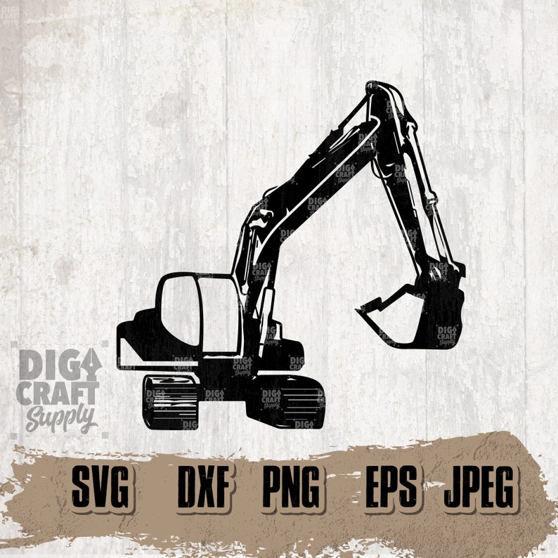 Bagger 3 Digitale Downloads Bagger Svg Konstruktion svg - Etsy Schweiz