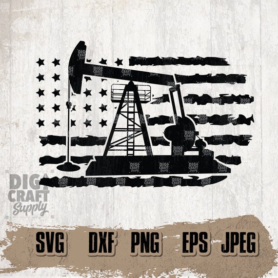 Drawing & Illustration Oil Rig Cutfile Rig Life svg Instant Download ...