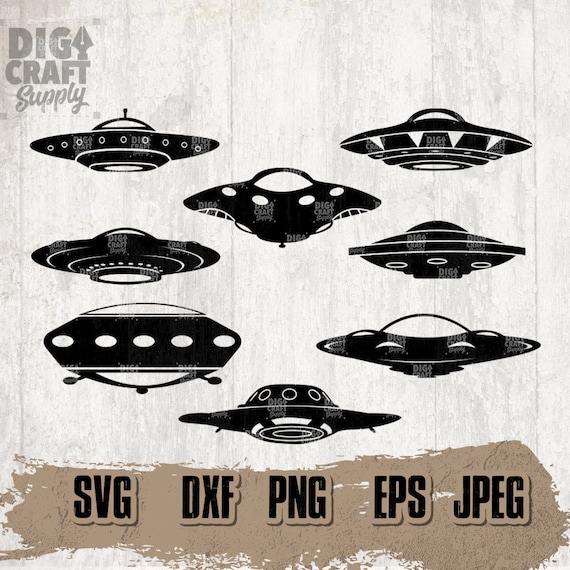 8 Ufo Designs Svg Ufo Svg Ufo Clipart Ufo Cutfile Ufo - Etsy Canada