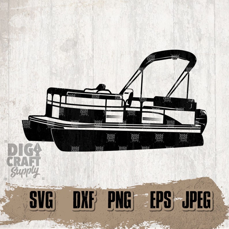 Pontoon Boat Digital Downloads Pontoon Boat Svg Pontoon - Etsy