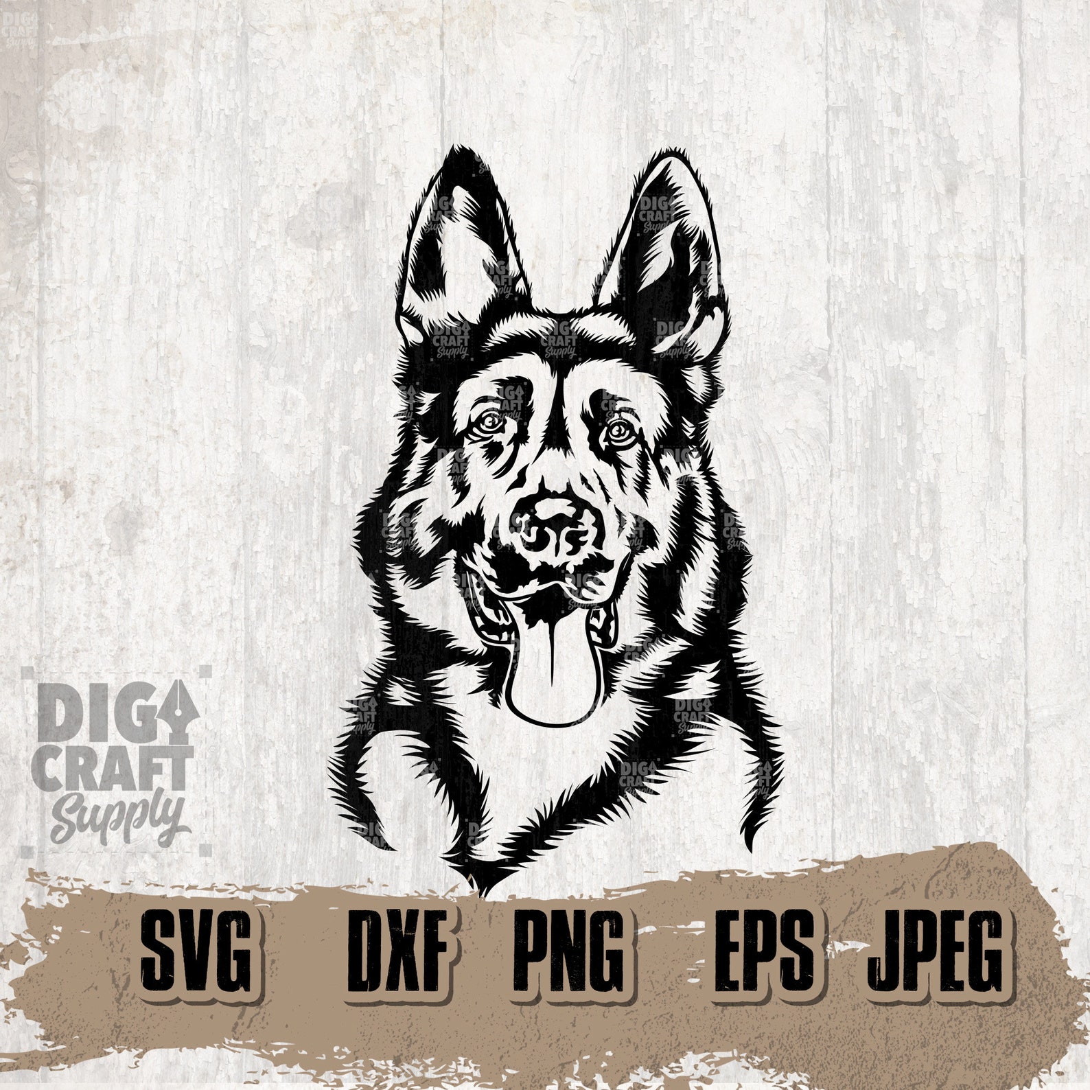German Shepherd Dog Digital Downloads German Shepherd Svg - Etsy