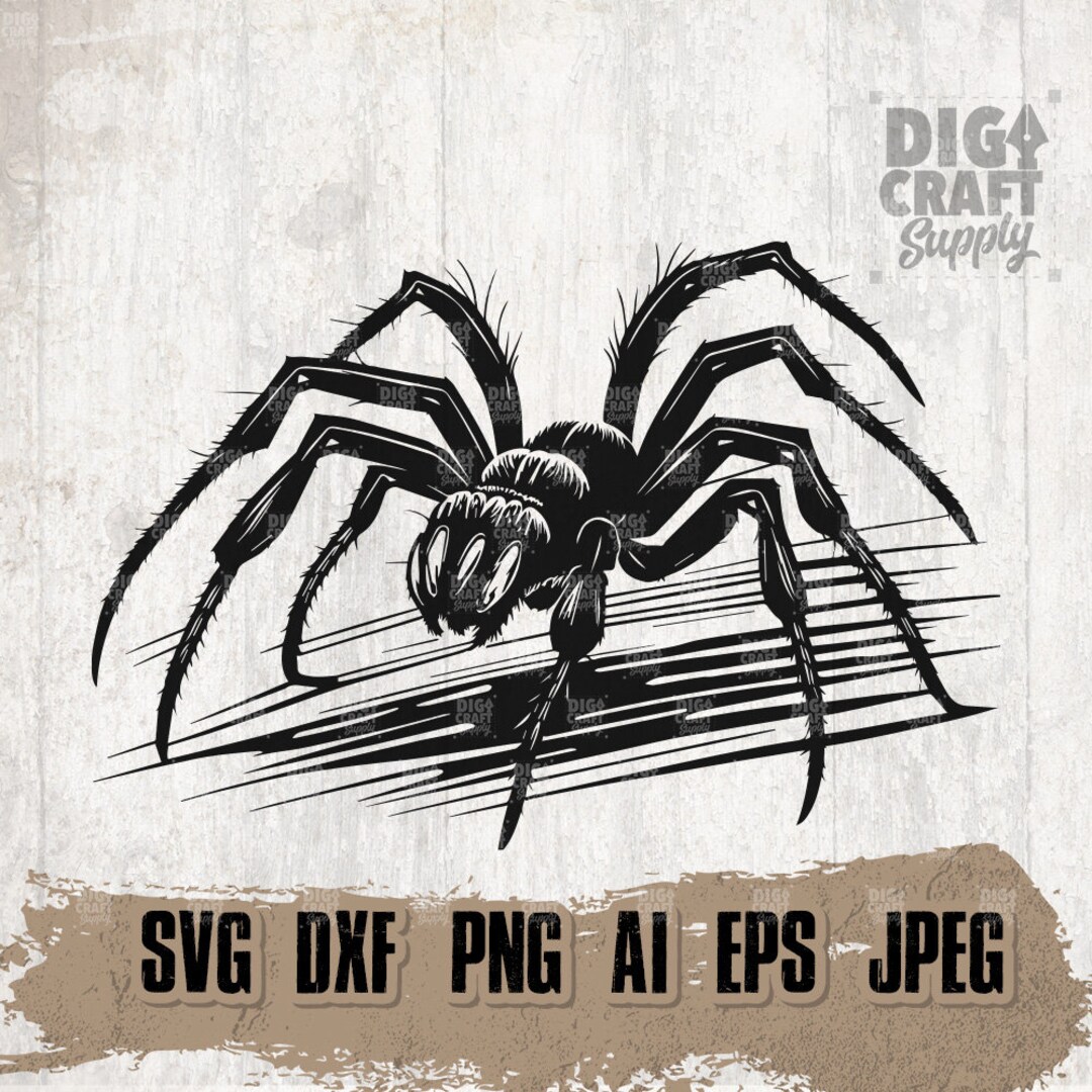 Tarantula Svg, Spider Clipart, Wildlife Shirt Png, Wild Animal Cutfile ...