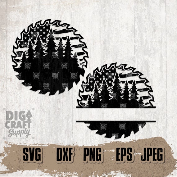 US Lumberjack Saw Blade Svg Lumberjack Svg US Saw Blade Svg - Etsy