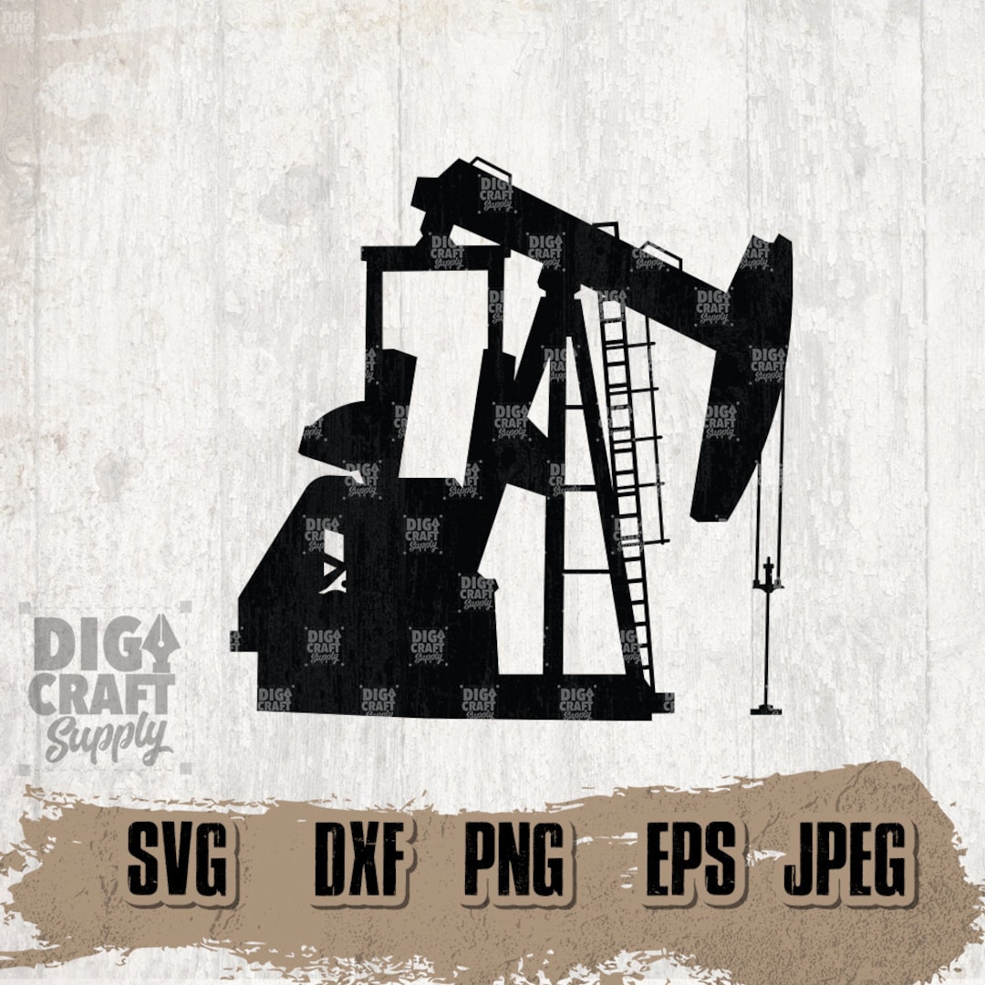 Oil Rig Svg, Oil Rig Png, Oil Rig Clipart, Oil Rig Cutfile, Instant ...