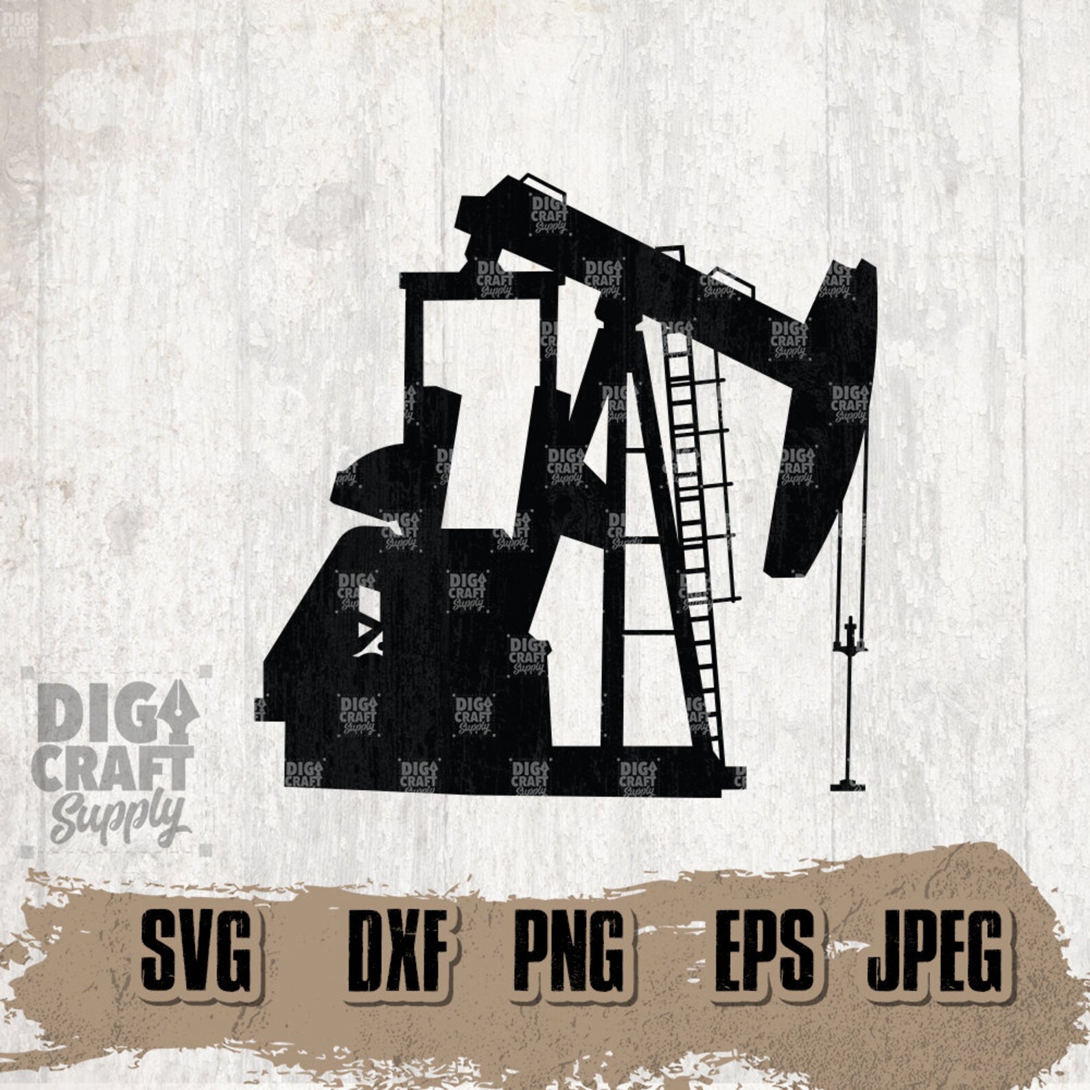 Oil Rig Svg Oil Rig Png Oil Rig Clipart Oil Rig Cutfile | Etsy