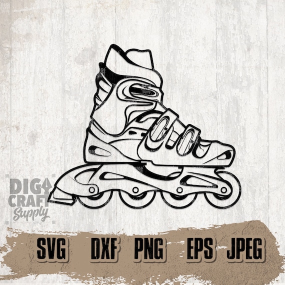 Roller Skate Svg 3 Rolle Blades Svg Skate Svg Skate | Etsy