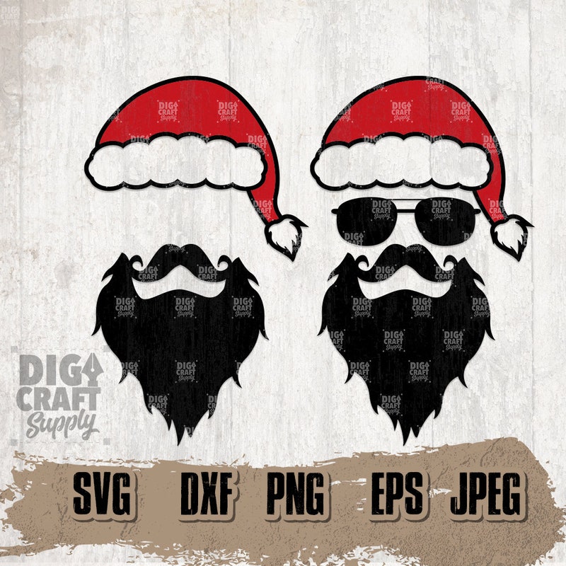 Santa Claus Mustache - Etsy