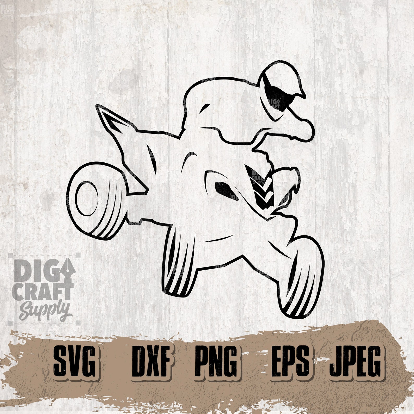 Atv #7 Digital Downloads, Atv Svg, Mud Ride Svg, Atv Clipart, Atv Cut ...