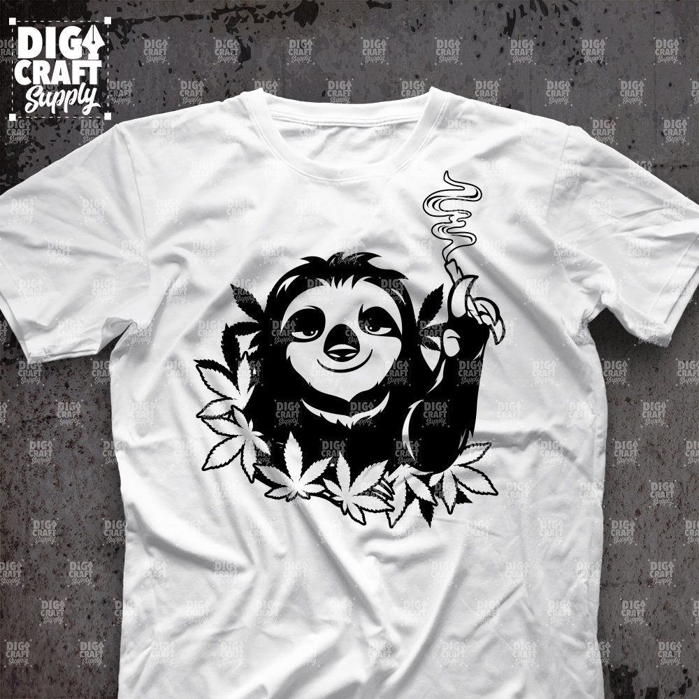 Sloth Smoking Weed Svg Smoking Joint Svg High Sloth Svg - Etsy Norway