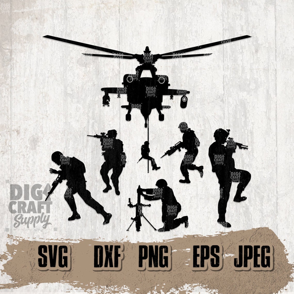 Soldier in Battlefield Svg US Veteran Svg Army Svg Soldier | Etsy