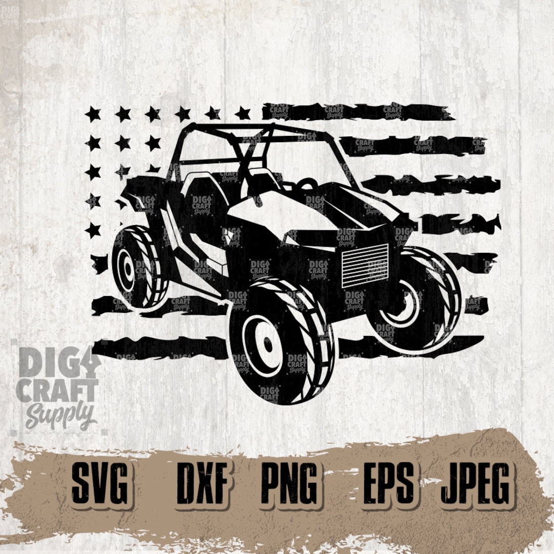 US Atv Svg, US Rzr Atv Svg, Rzr Svg, Atv Clipart, Atv Cutting File, Atv ...