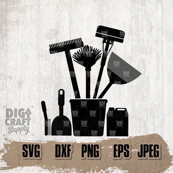 Cleaning Tools Svg 3 Cleaning Svg Cleaning Clipart Cleaning - Etsy