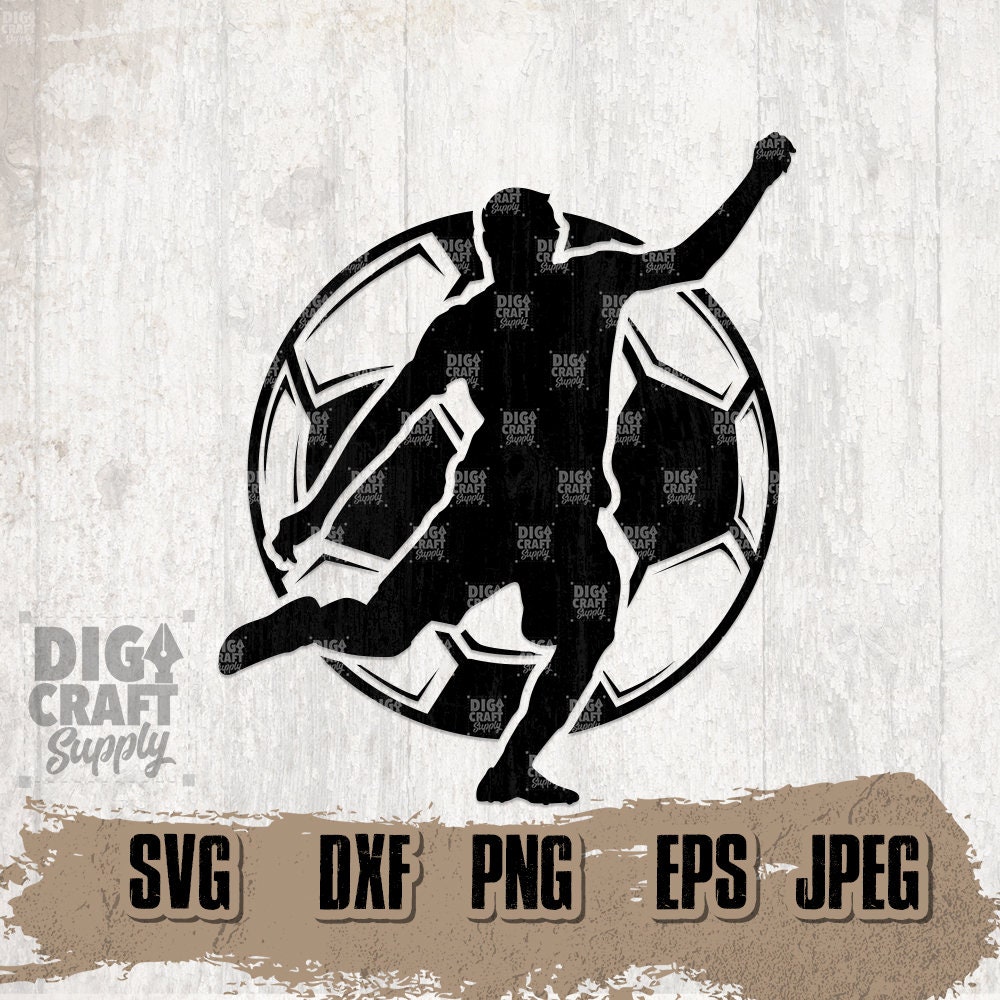Soccer Ball Svg Soccer Player Svg Soccer Player Clipart - Etsy Canada