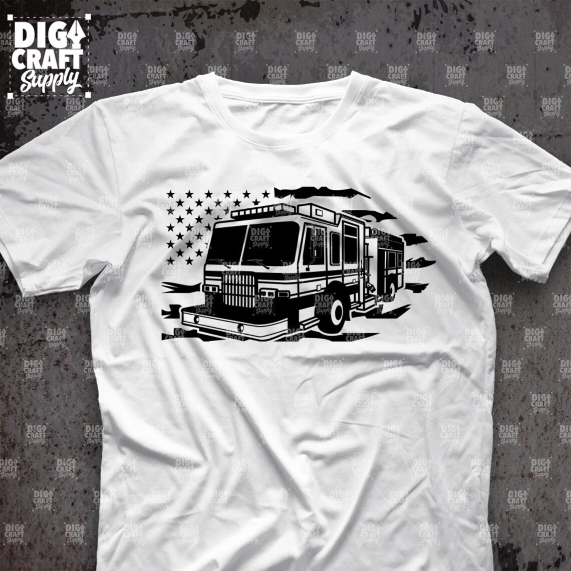 US Fire Truck Digital Files US Fire Truck Svg US Firefighter | Etsy
