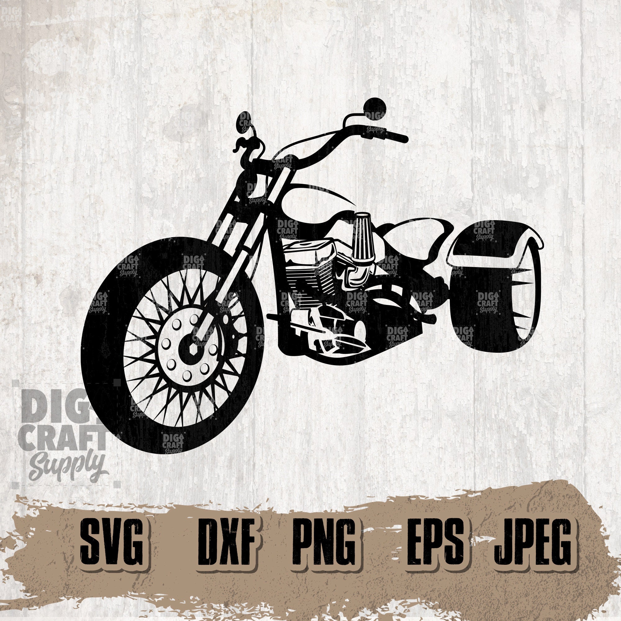 Trike Motorbike #4 Digital Downloads, Trike Motorbike Svg, Trike ...