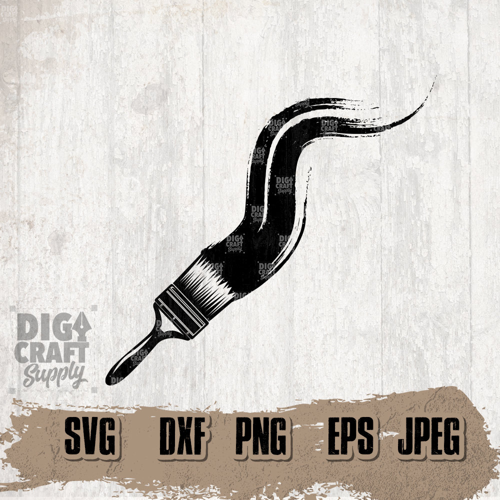 Digital Prints DigitalFiles For Download Png,Svg,Pdf,Dxf,Eps Paintbrush ...