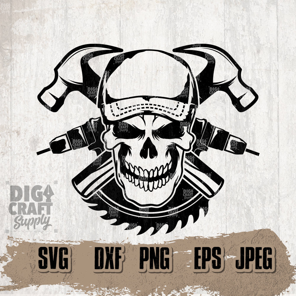 Carpenter Skull Svg Carpenter Svg Carpenter Png Skull Svg - Etsy Hong Kong