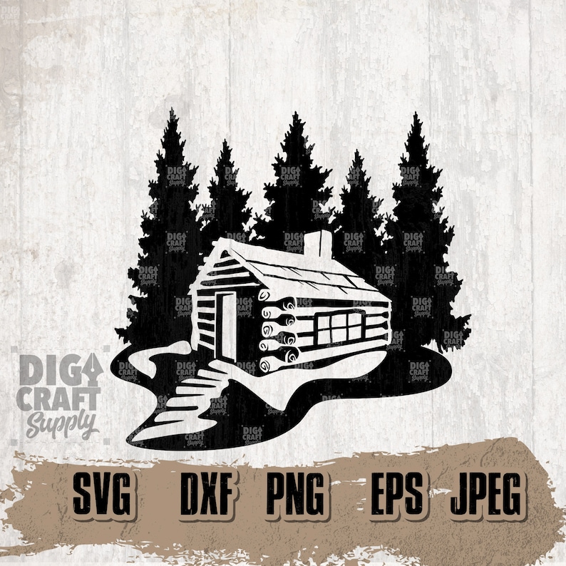 Log Cabin 3 Digital Downloads Log Cabin Svg Log Cabin - Etsy