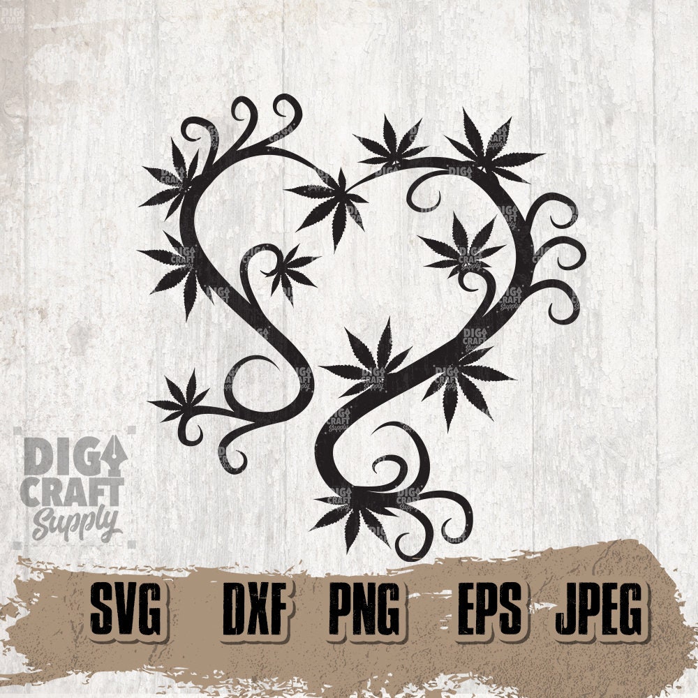 Weed Heart Svg Weed Heart Png Weed Clipart Weed Cutfile - Etsy Singapore