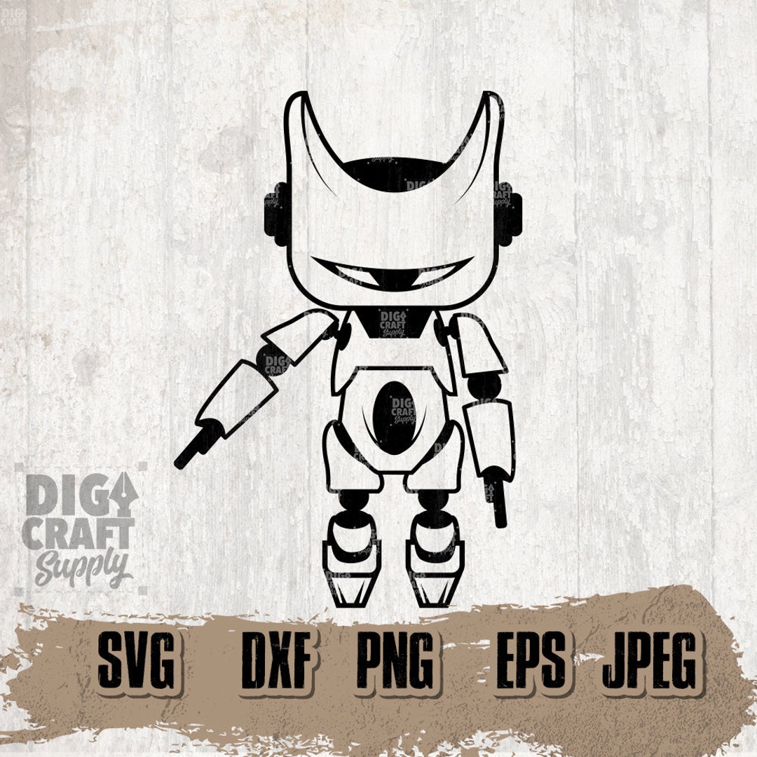 Robot Svg 3, Robot Toy Svg, Robot Clipart, Robot Cutting File, Robot ...