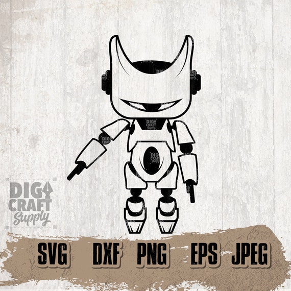 Robot Svg 3 Robot Toy Svg Robot Clipart Robot Cutting File | Etsy