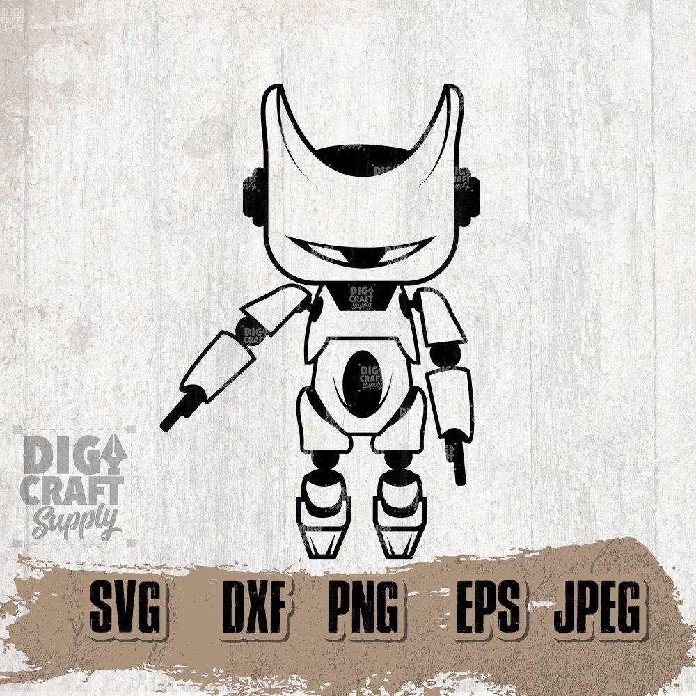 Art & Collectibles Robot Toy svg Robot Clipart Robot Cutting File Robot ...