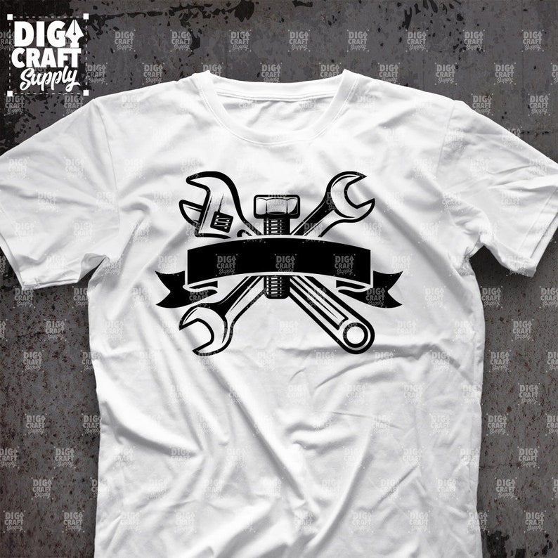 Mechanic Svg 2 Mechanic Wrenches Digital Download Repair - Etsy