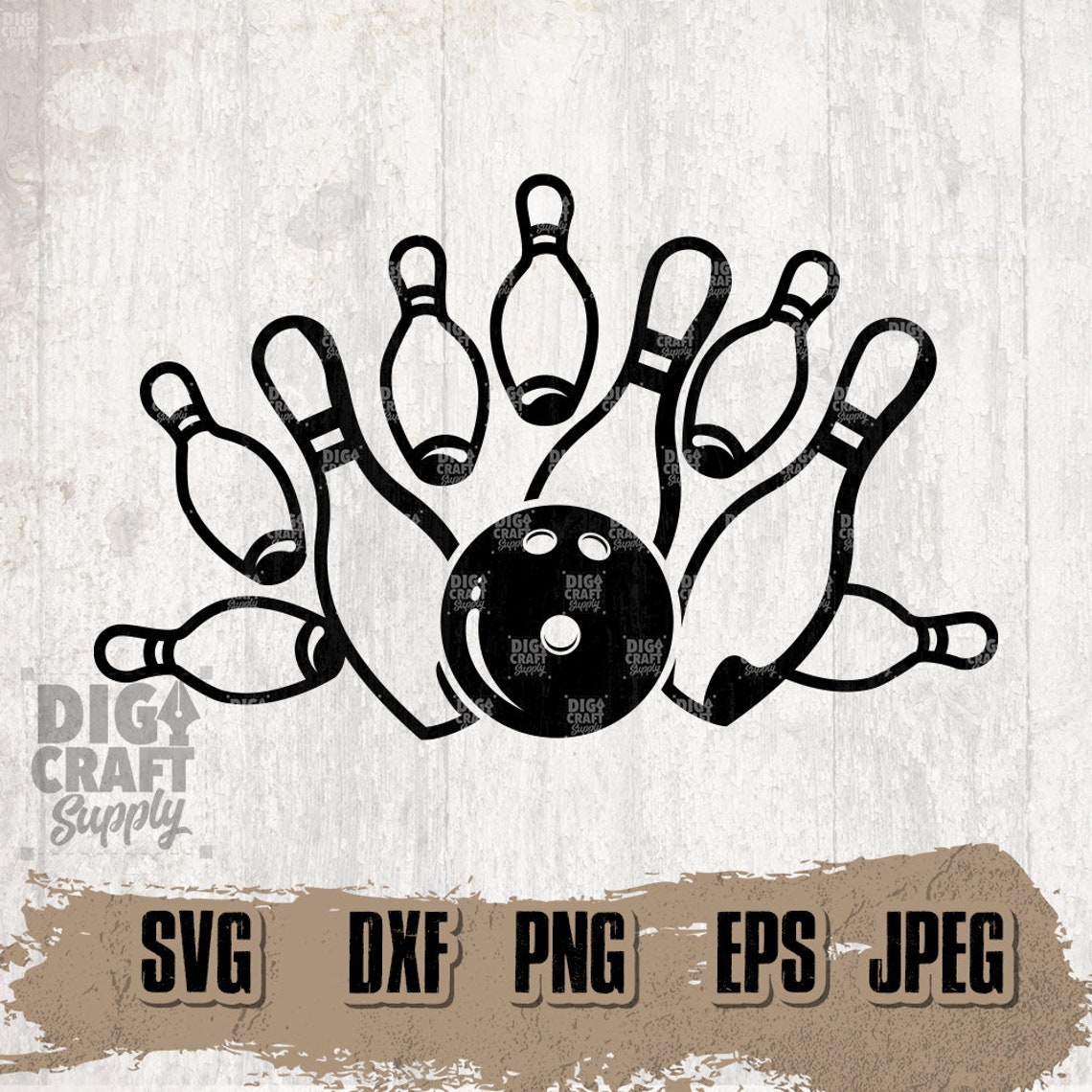 Bowling Svg 3, Bowling Png, Bowling Clipart, Bowling Cutfile, Bowling ...