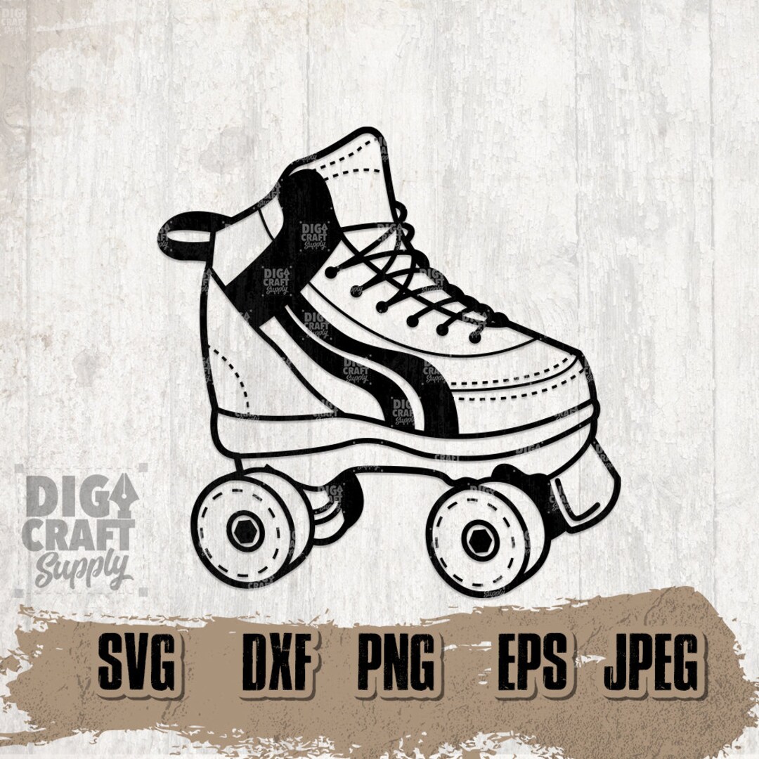 Roller Skate Svg 4, Rolle Blades Svg, Skate Svg, Skate Png, Skate ...